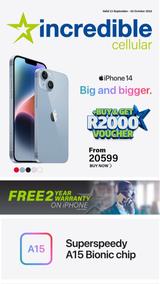 Incredible Connection : iPhone 14. Big And Better (23 September - 02 ...