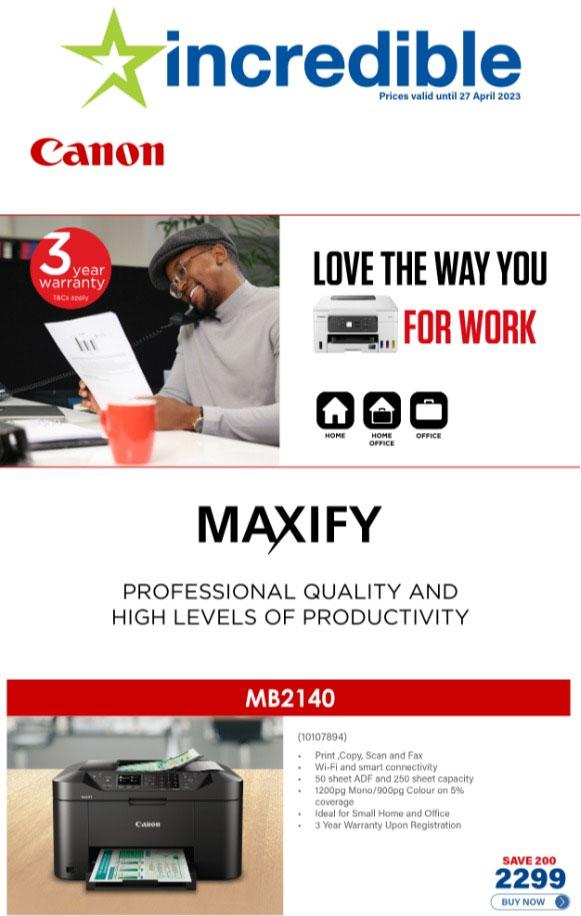 Incredible Connection : Love The Way You Print For Work (28 March - 27 ...