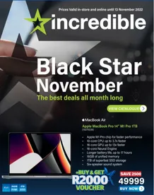 Incredible Connection : Black Star November (09 November - 13 November ...