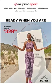Mr Price Sport : Ready When You Are (Request Valid Date From Retailer ...
