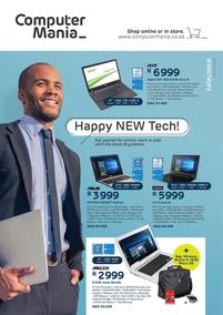 Computer Mania : Happy New Tech (1 Jan - 31 Jan 2018) — www.guzzle.co.za