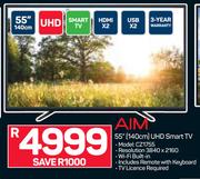 Special Aim 55" (140cm) UHD Smart TV CZ1755 — www.guzzle.co.za