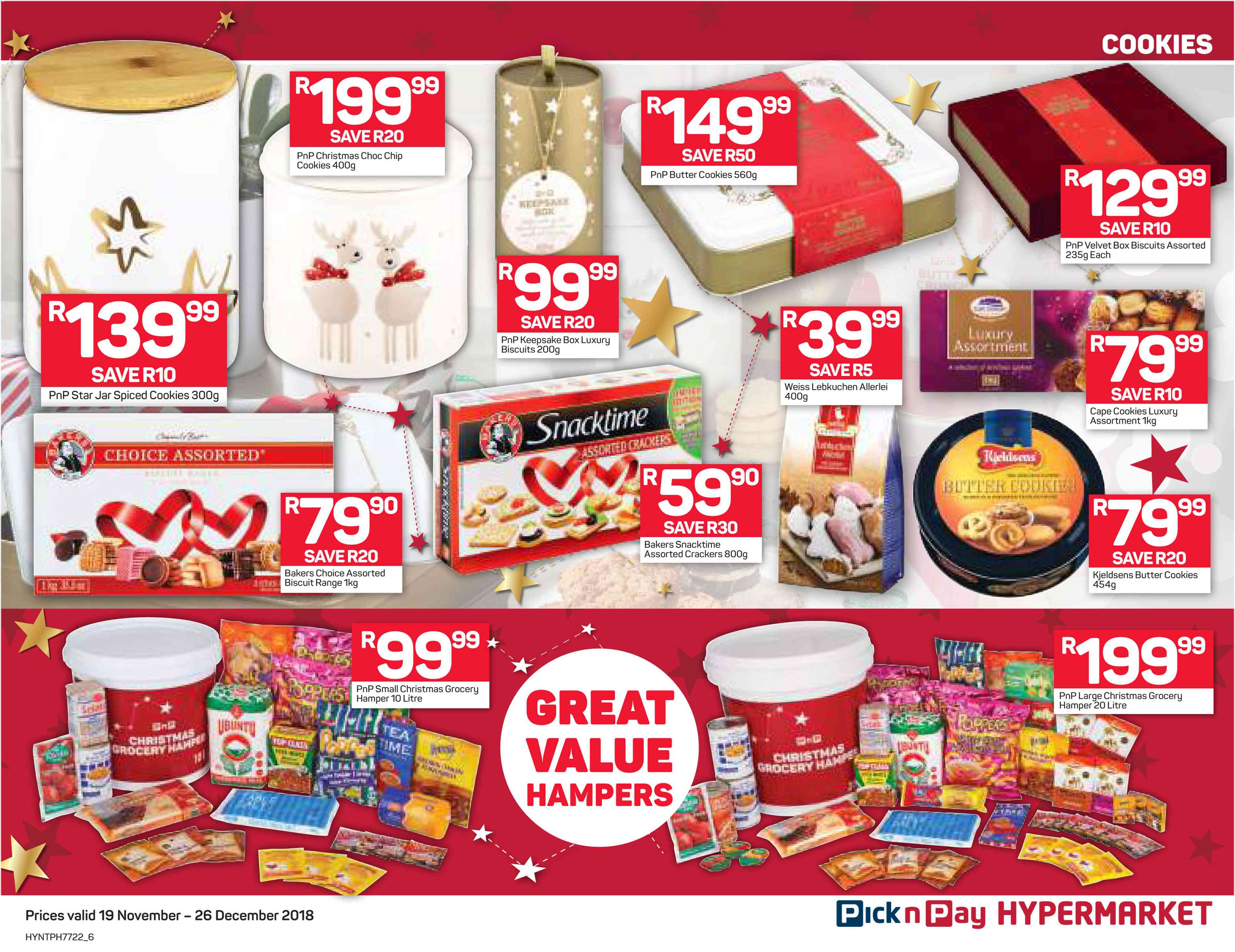 Special PnP Large Christmas Grocery Hamper-20Ltr — www.guzzle.co.za