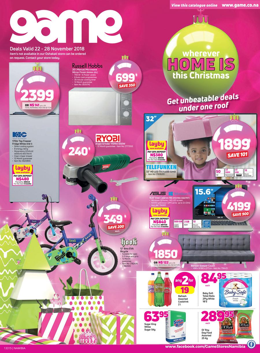 Game Namibia : Wherever Home Is This Christmas (22 Nov - 28 Nov 2018 ...