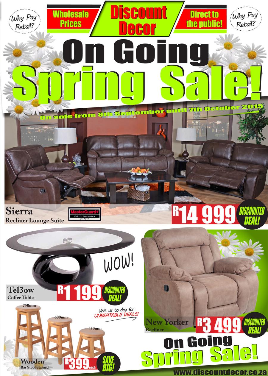 Discount Decor : On Going Spring Sale (8 Sep - 7 Oct 2015) — m.guzzle.co.za