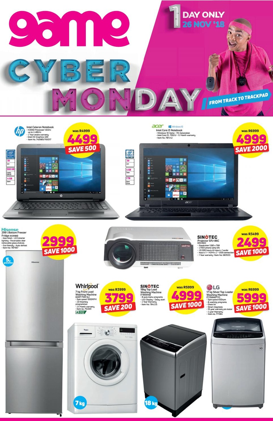 Game : Cyber Monday (26 Nov 2018) — m.guzzle.co.za