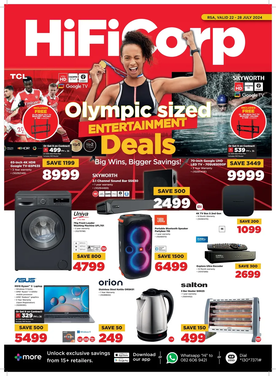 HiFi Corp : Olympic Sized Entertainment Deals (22 July - 28 July 2024 ...
