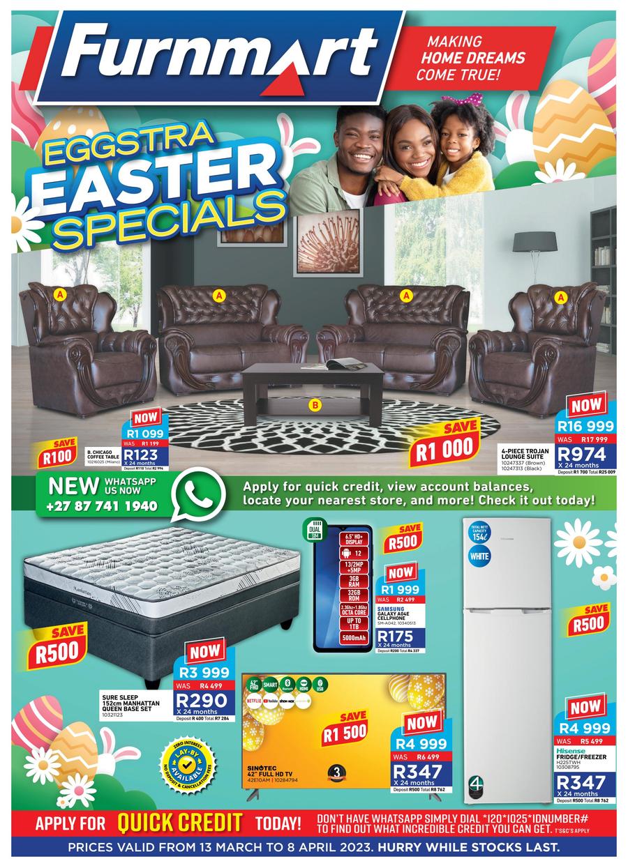 Furnmart : Eggstra Easter Specials (13 March - 08 April 2023 While ...