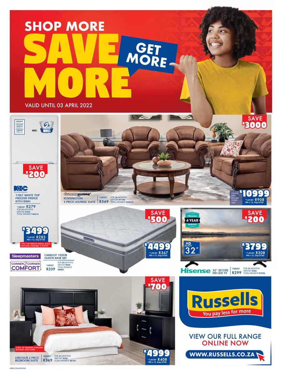 Russells : Save More (07 March - 03 April 2022) — m.guzzle.co.za