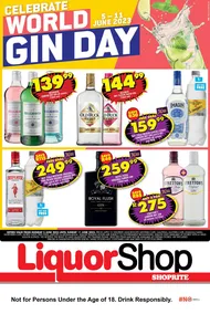 Shoprite Liquor : World Gin Day (5 June - 11 June 2023) — www.guzzle.co.za