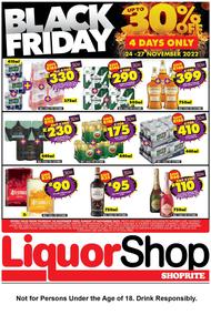 Shoprite Liquor : Black Friday (24 November - 27 November 2022) — www.guzzle.co.za