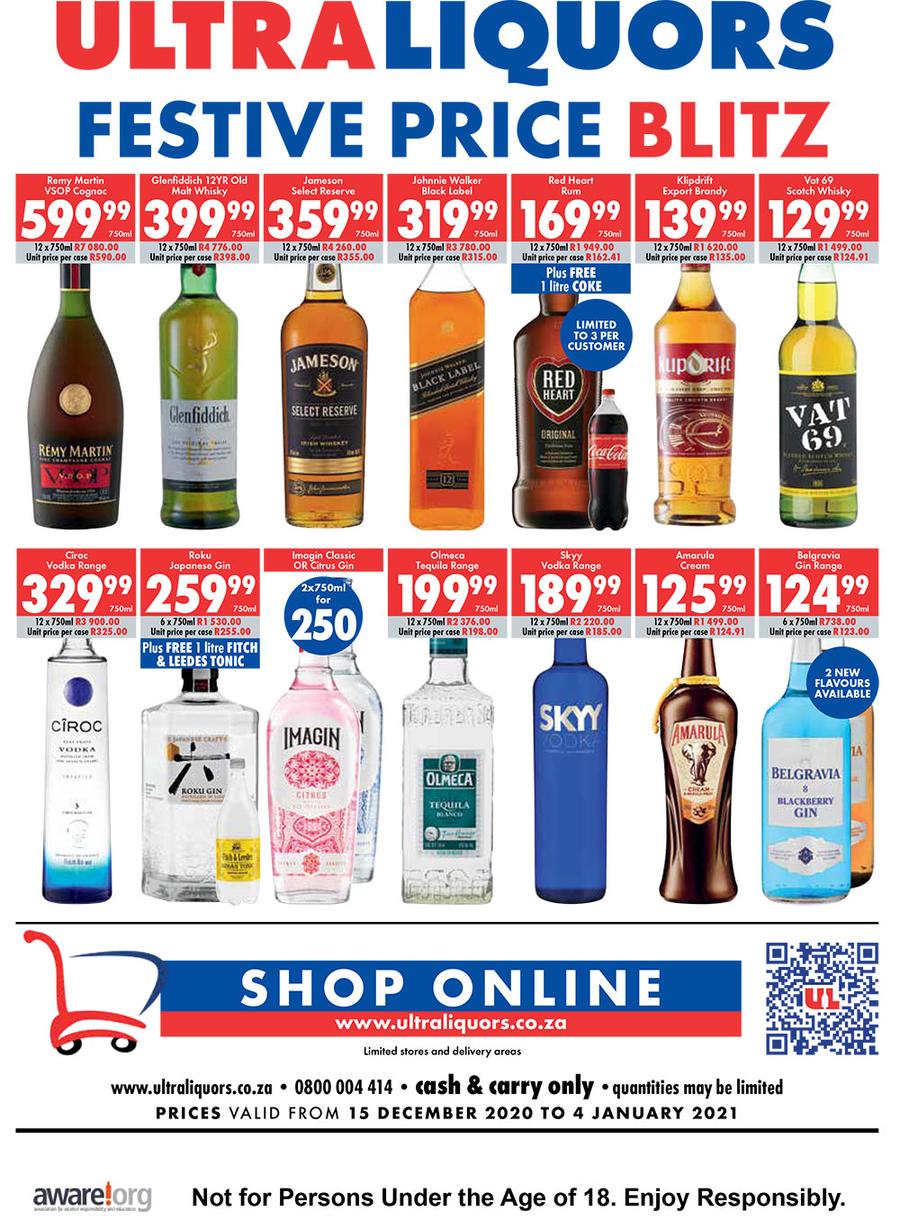 Ultra Liquors : Festive Blitz (15 December - 04 January 2020) — m ...