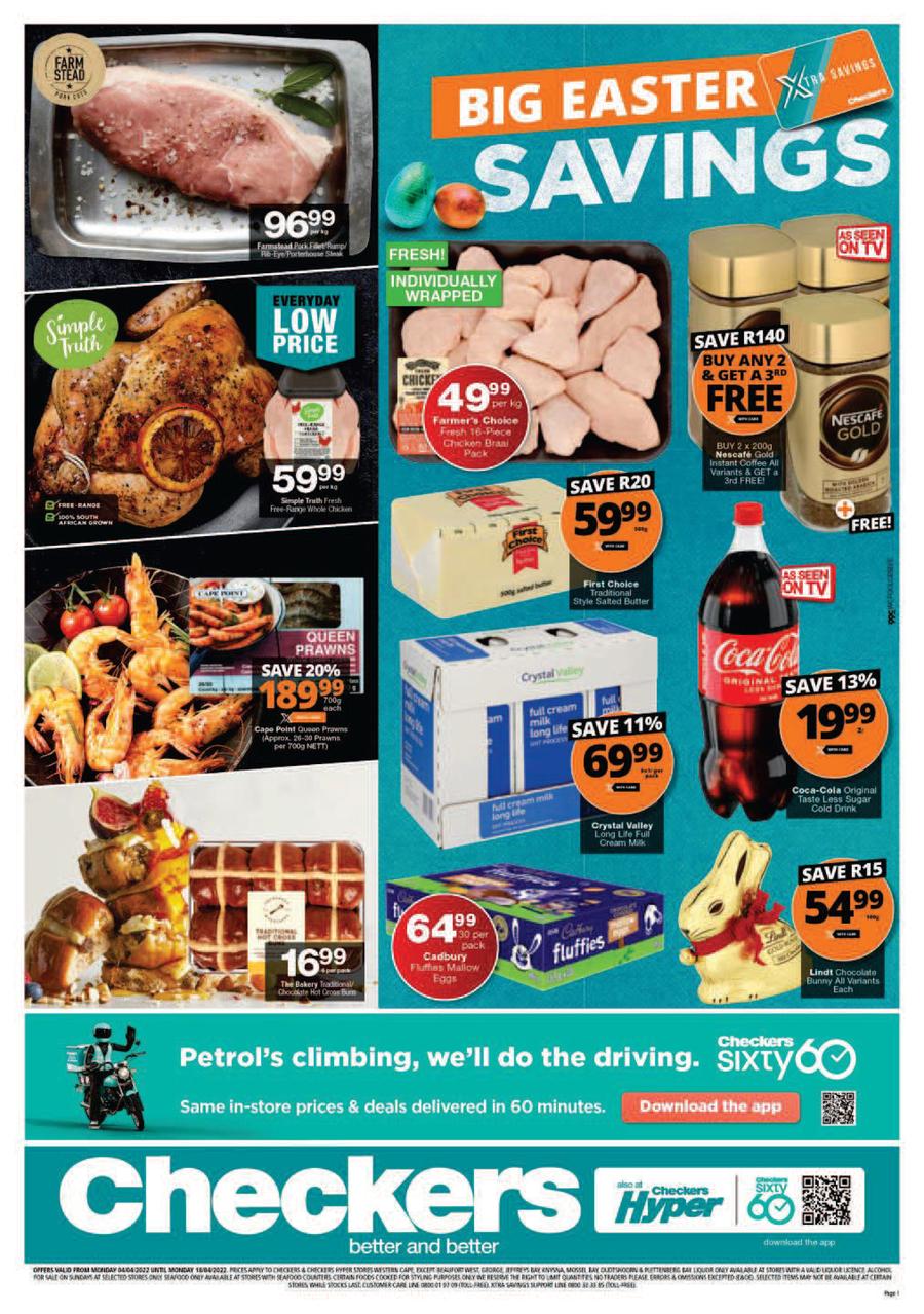 Checkers Western Cape : Easter Savings (4 April - 18 April 2022) — www ...
