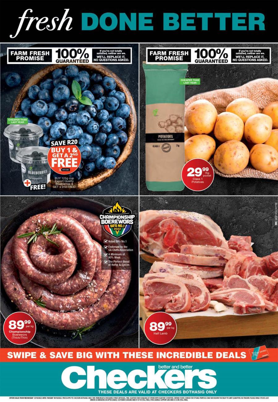 Checkers Bothasig : Fresh Done Better (12 October - 18 October 2022 ...