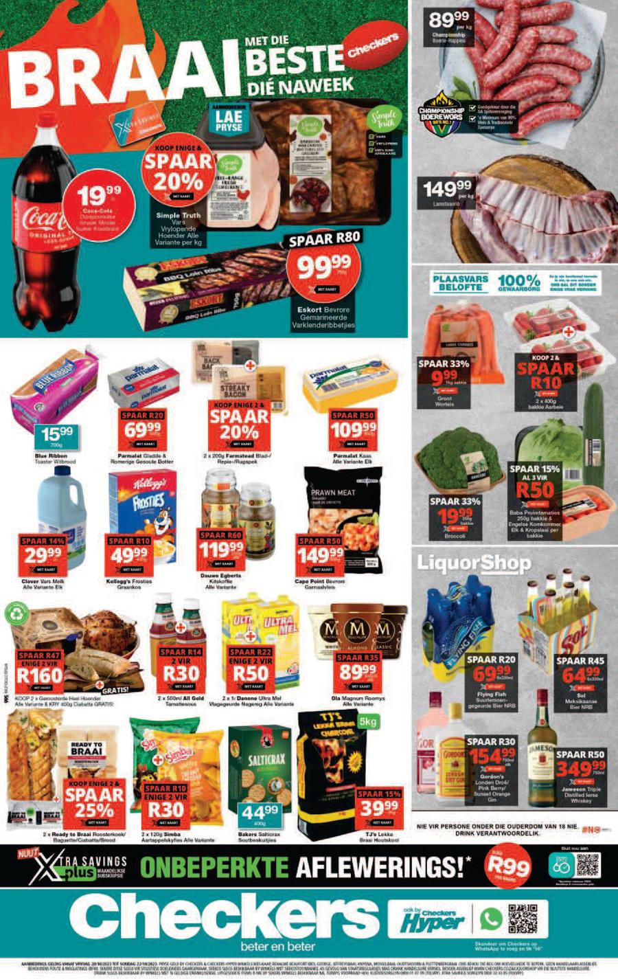 Checkers Western Cape : Xtra Savings (20 October - 22 October 2023) — m ...