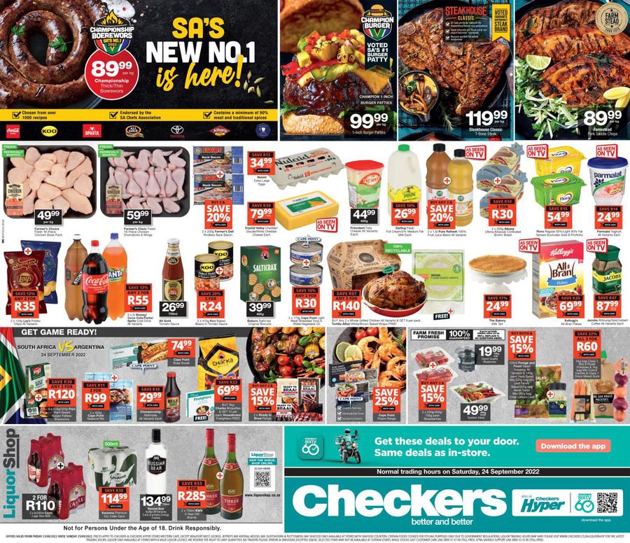 Checkers Western Cape : SA's New No.1 Is Here (23 September - 25 ...