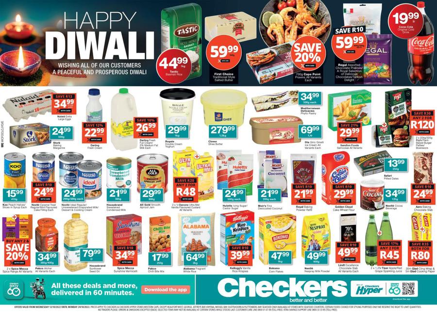 Checkers Western Cape : Happy Diwali (12 October - 24 October 2022) — m ...