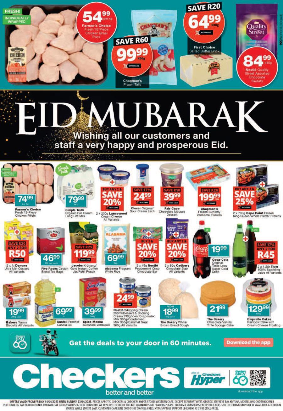 Checkers Western Cape : Eid Mubarak (14 April - 23 April 2023) — m ...