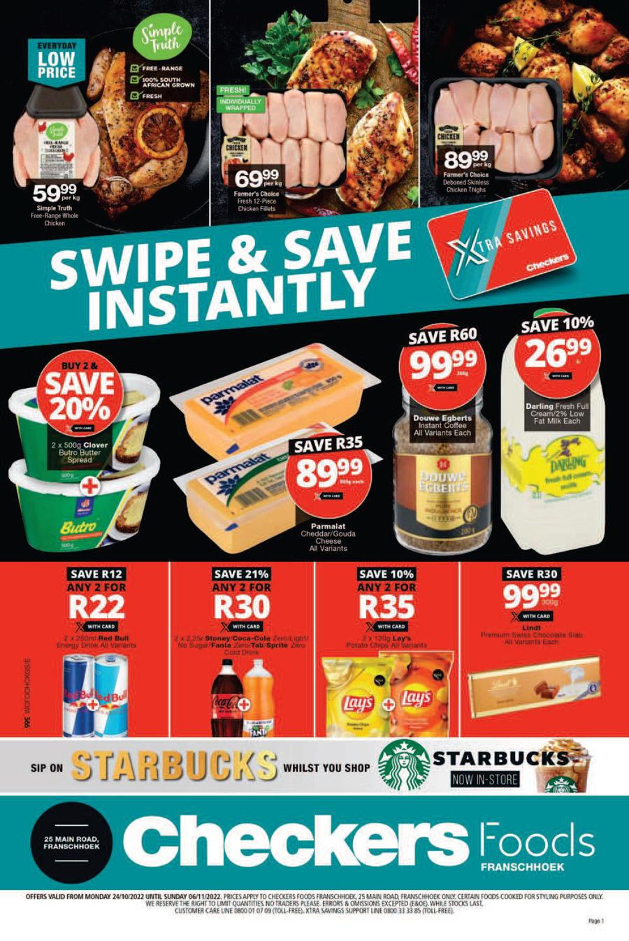 Checkers Franschhoek : Swipe & Save Instantly (24 October - 6 November ...