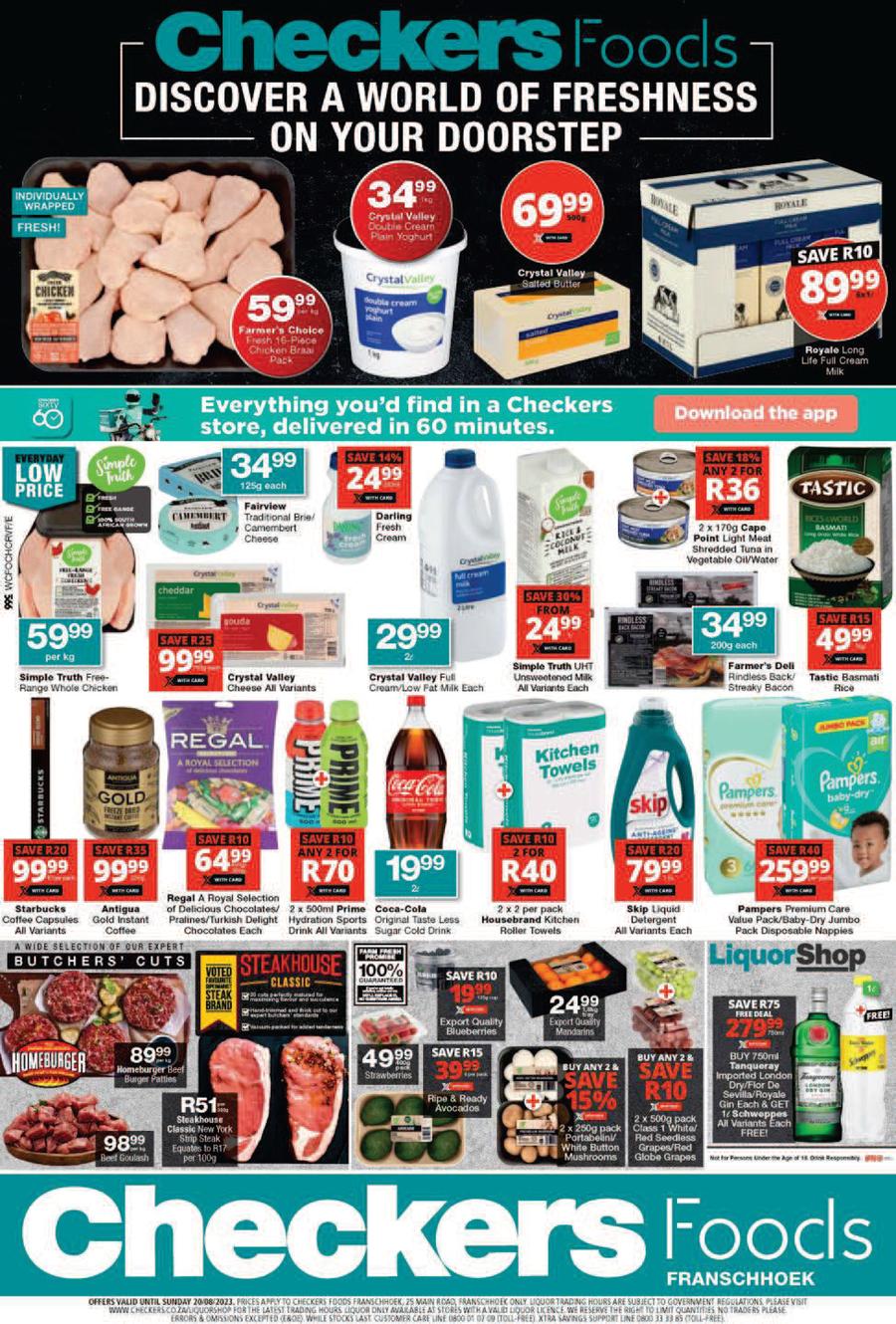 Checkers Western Cape : Discover A World Of Freshness (14 August - 20 ...