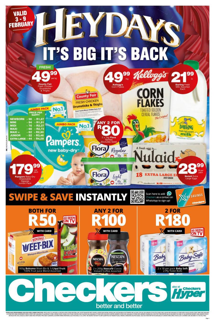 Checkers Western Cape : Heydays (3 Feb - 9 Feb 2020) — m.guzzle.co.za