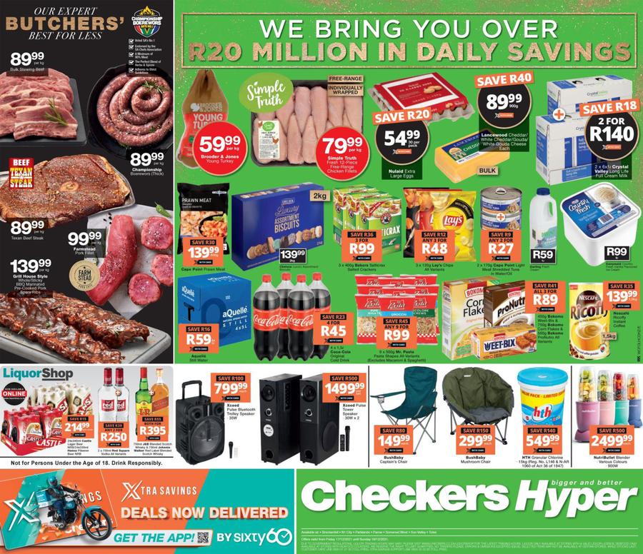 Checkers Hyper Western Cape : Daily Savings (17 December - 19 December ...
