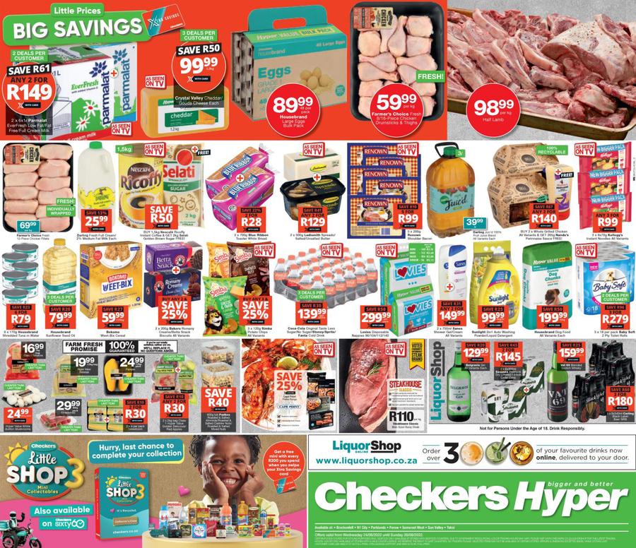 Checkers Hyper Western Cape : Little Prices Big Savings (24 August - 28 ...