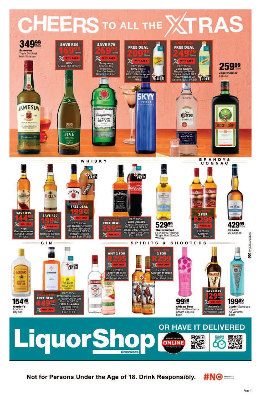 Checkers Liquor Western Cape : Cheers To All The Xtra's (24 March - 10 ...