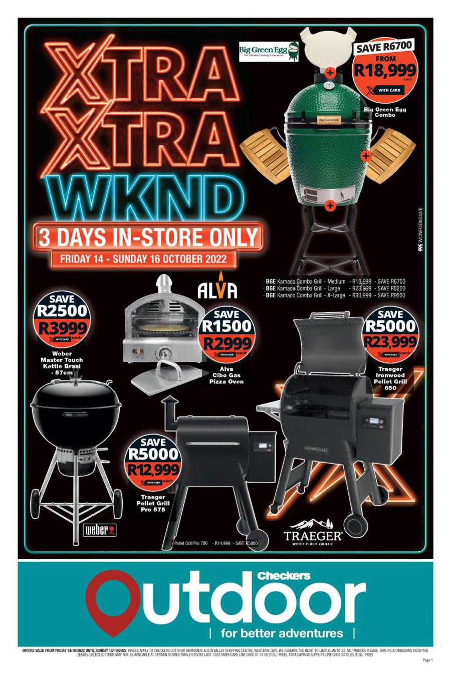 Checkers Western Cape : Outdoor (14 October - 16 October 2022) — m ...