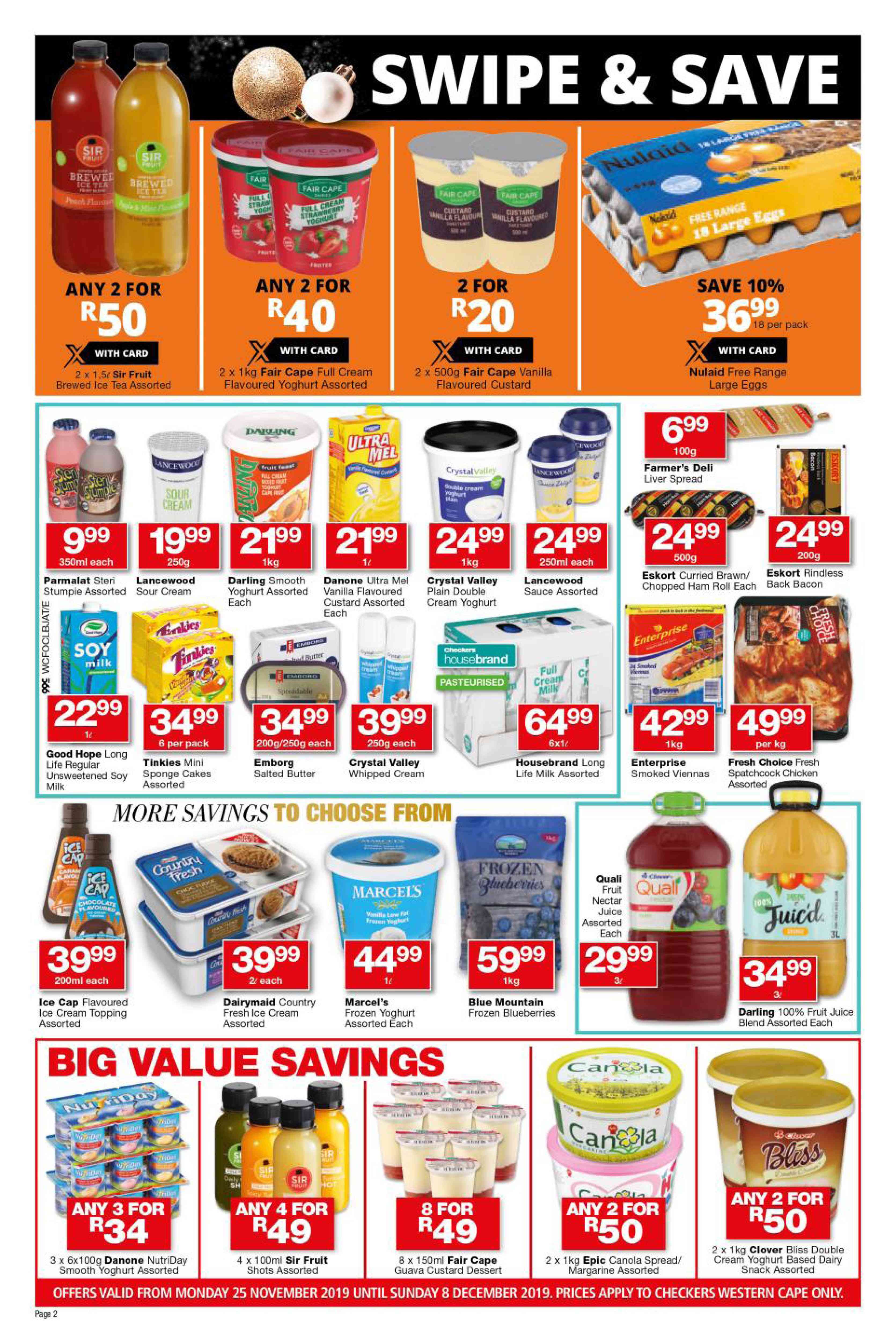 Special Dairymaid Country Fresh Ice Cream-2Ltr Each — www.guzzle.co.za