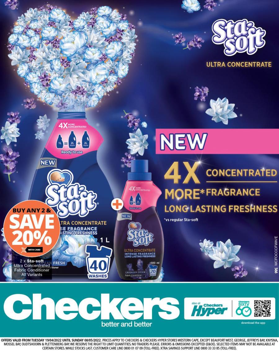 Checkers Western Cape : Sta-Soft Promotion (19 April - 8 May 2022) — m ...