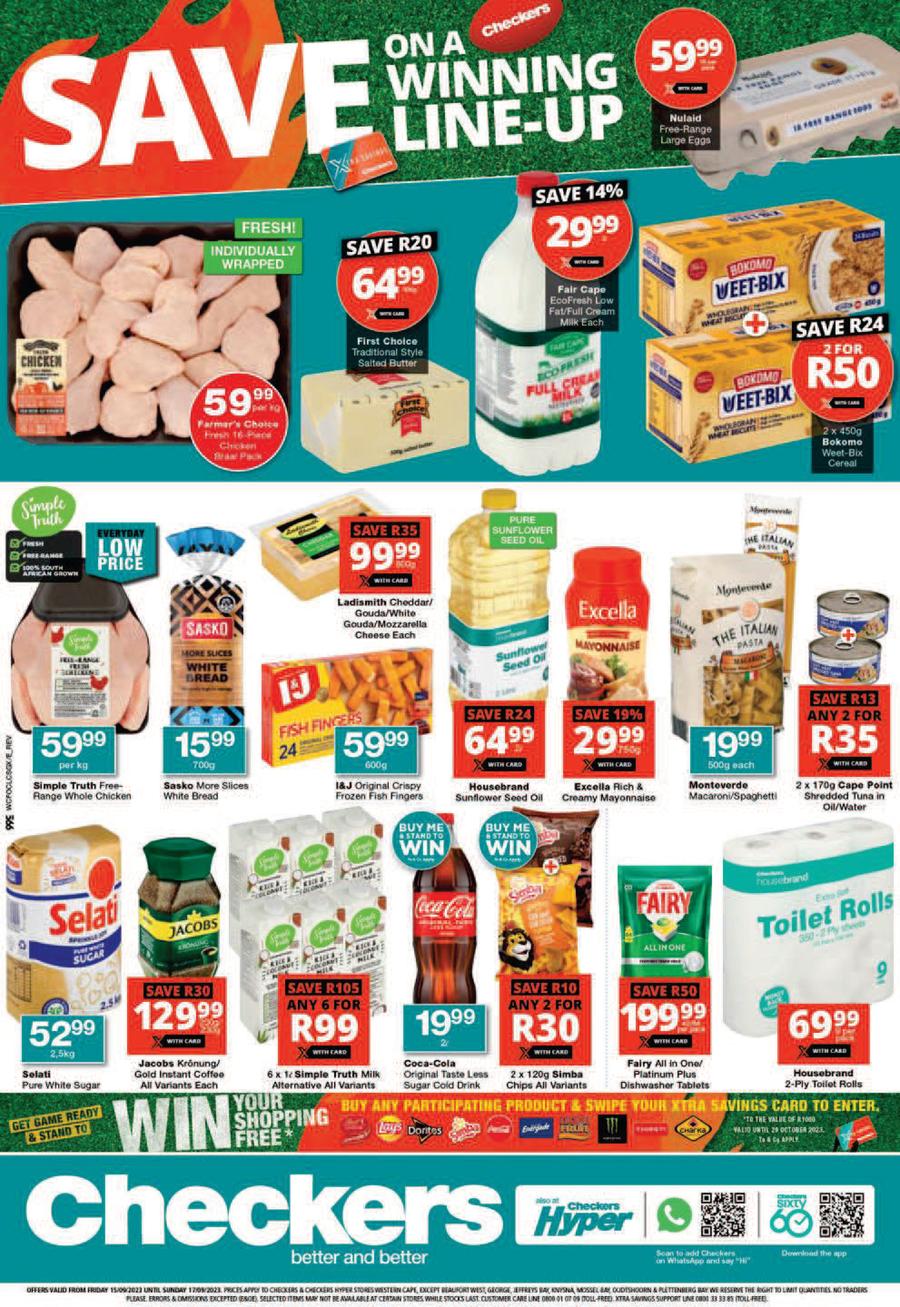 Checkers Western Cape : Weekend Savings (15 September -17 September ...