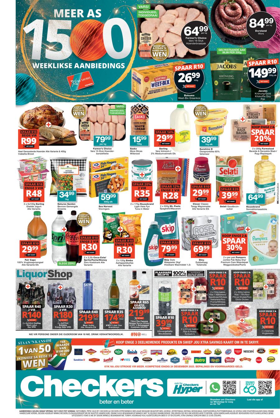 Checkers Western Cape : Meer As 1500 Weeklikse Aanbiedings (10 November ...