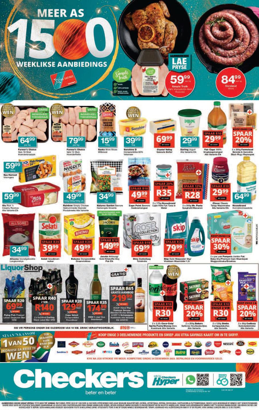 Checkers Western Cape : Over 1500 Weekly Deals (17 November - 19 ...