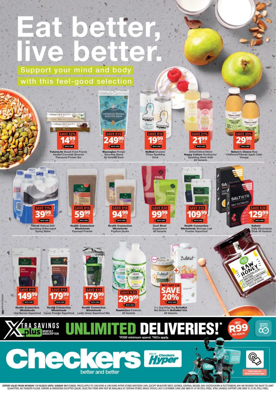 Checkers Western Cape : Wellness Promotion (13 October - 09 November ...