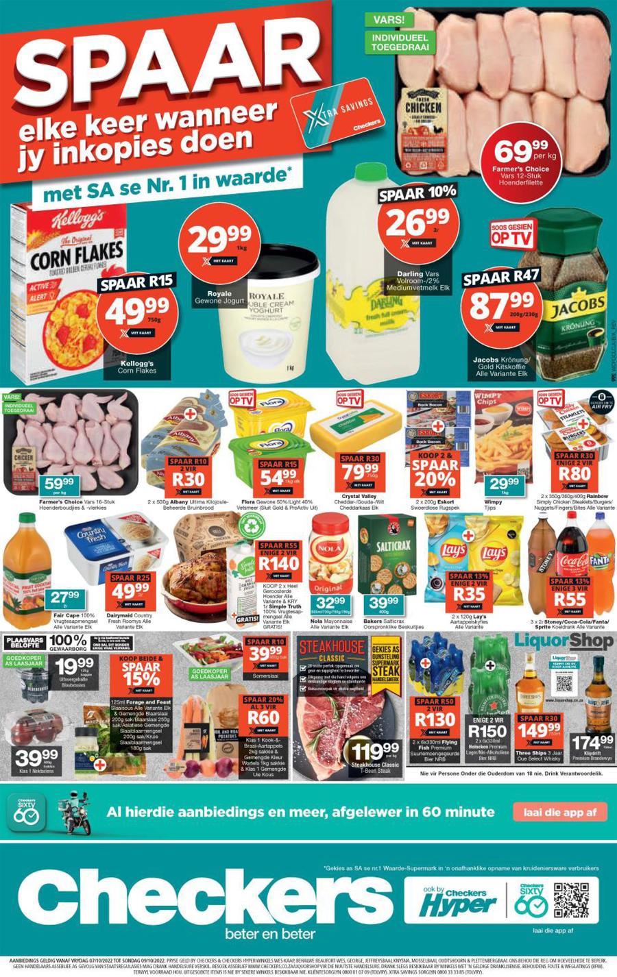 Checkers Western Cape : Xtra Besparings (7 October - 9 October 2022 ...