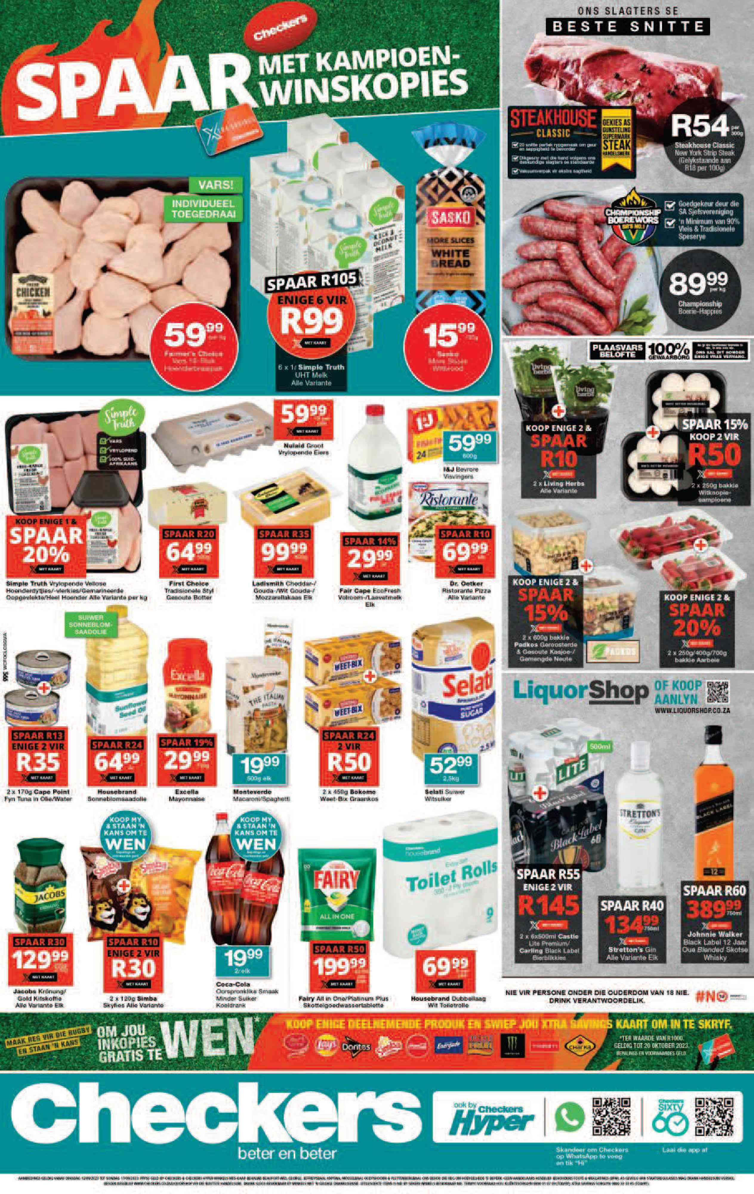 Checkers Western Cape : Xtra Besparings (12 September - 17 September ...