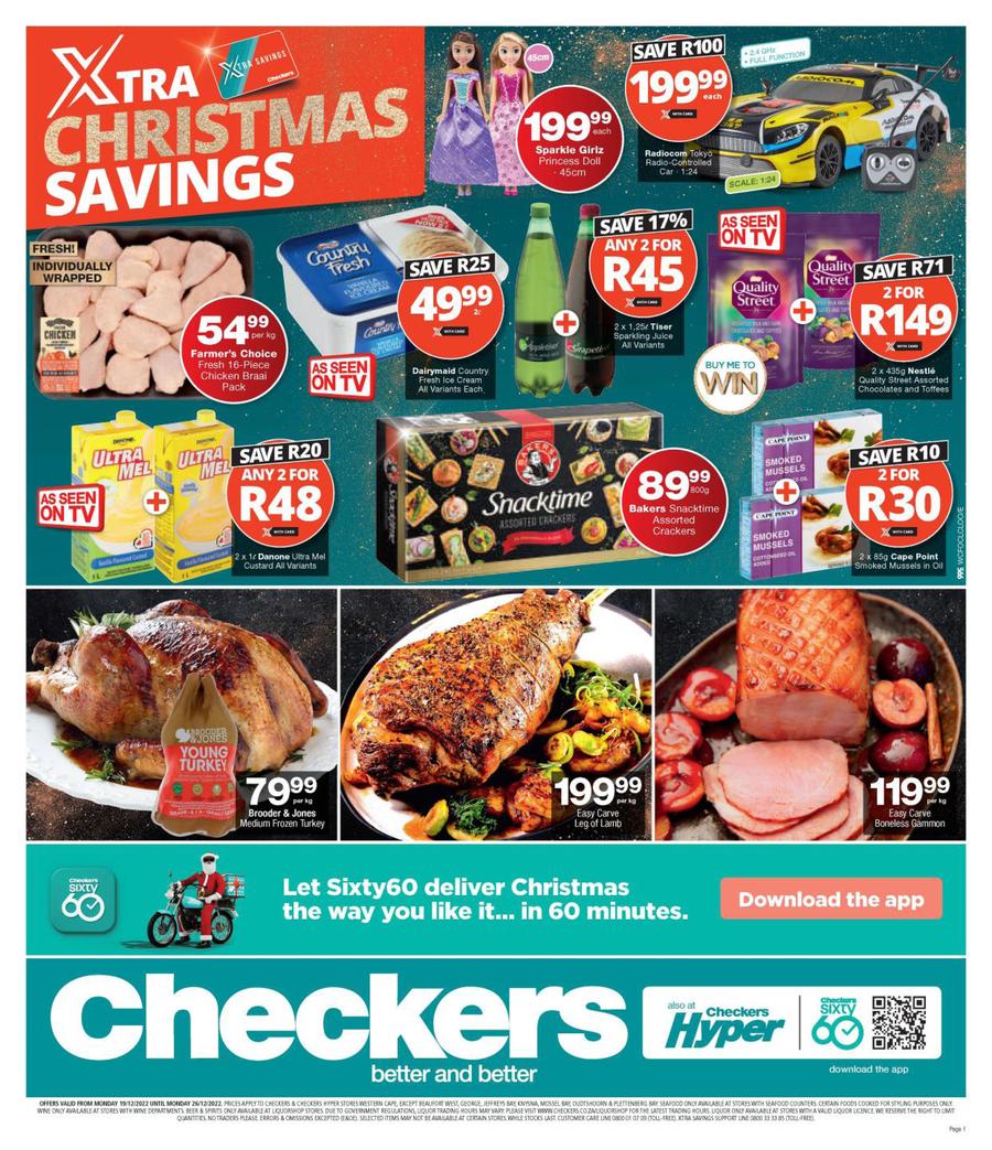 Checkers Western Cape : Xtra Christmas Savings (19 December - 26 ...