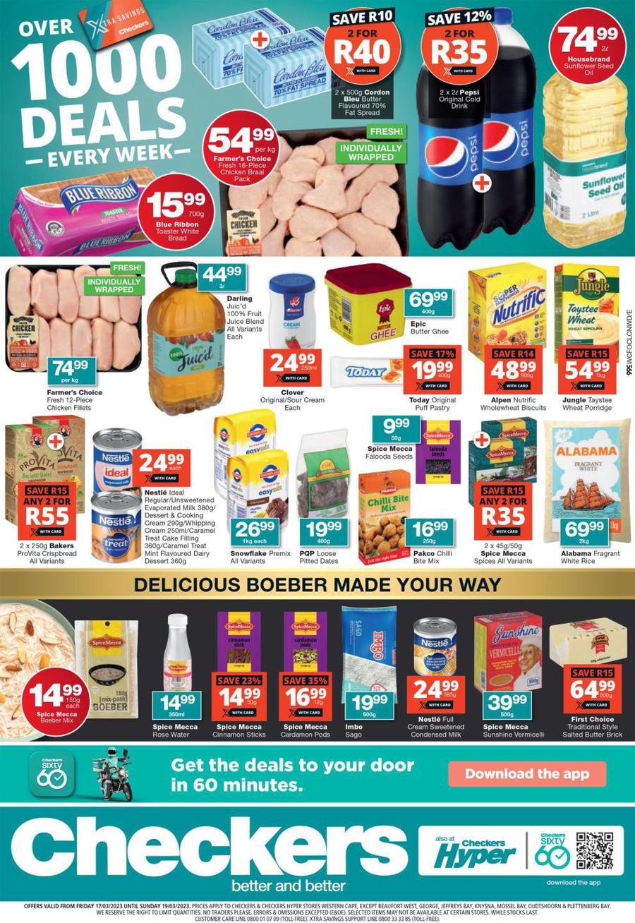 Checkers Western Cape : Xtra Savings (17 March - 19 March 2023) — www ...