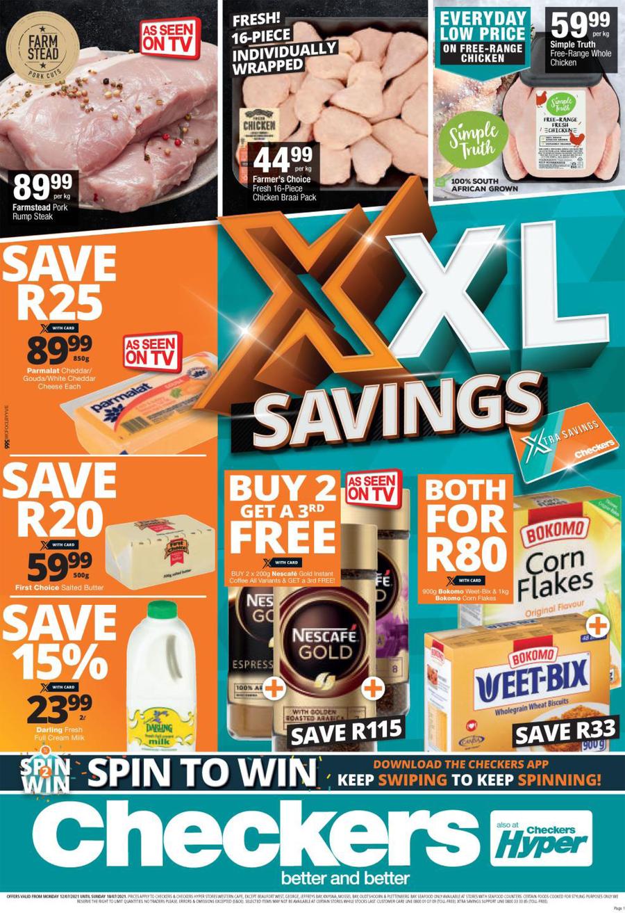 Checkers Western Cape : XXL Savings (12 July - 18 July 2021) — m.guzzle ...