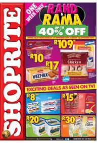 Shoprite Western Cape : Rand a Rama Groceries (17 Sep - 23 Sep 2018 ...