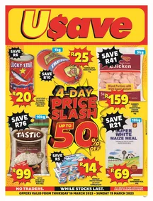 Usave Western Cape : 4-Day Price Slash (16 March - 19 March 2023) — www ...