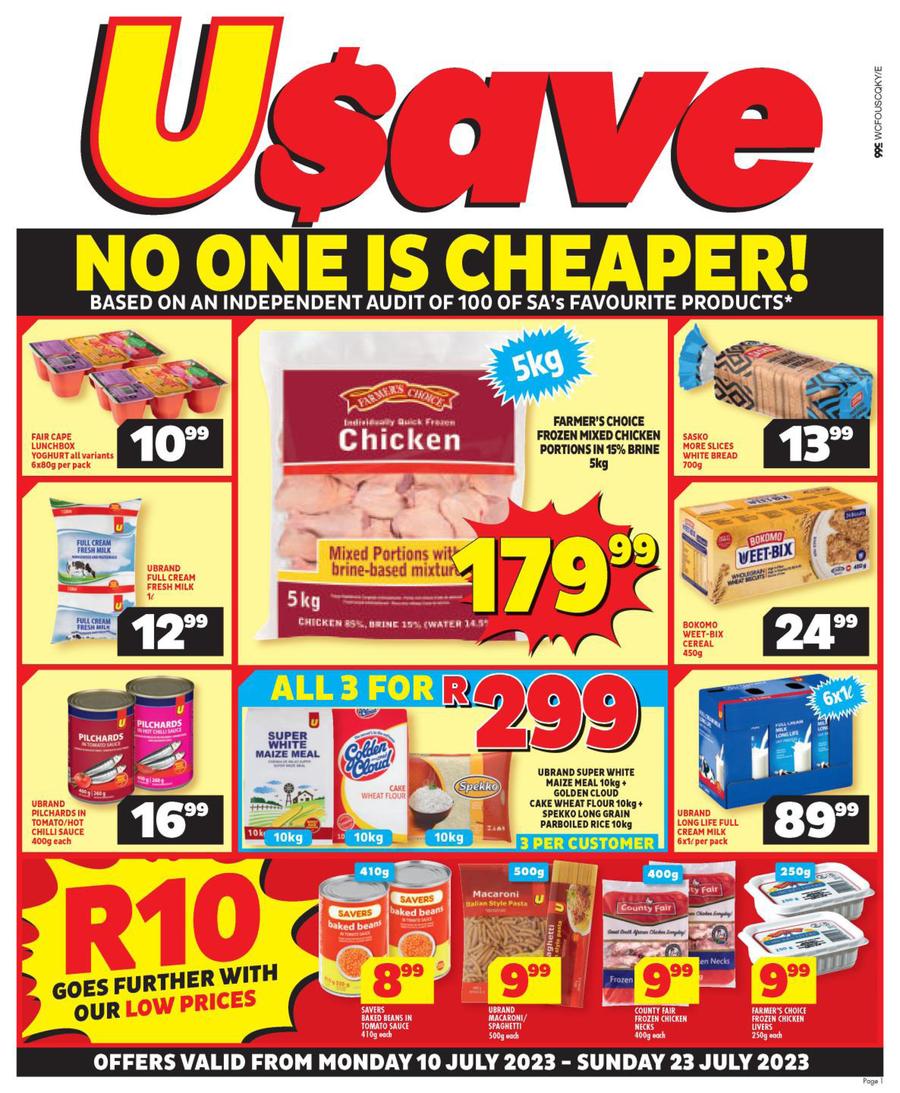 Usave Western Cape : No One Is Cheaper (10 July - 23 July 2023) — m ...