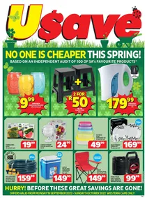 Usave Western Cape : Spring Non-Foods (19 September - 09 October 2022 ...