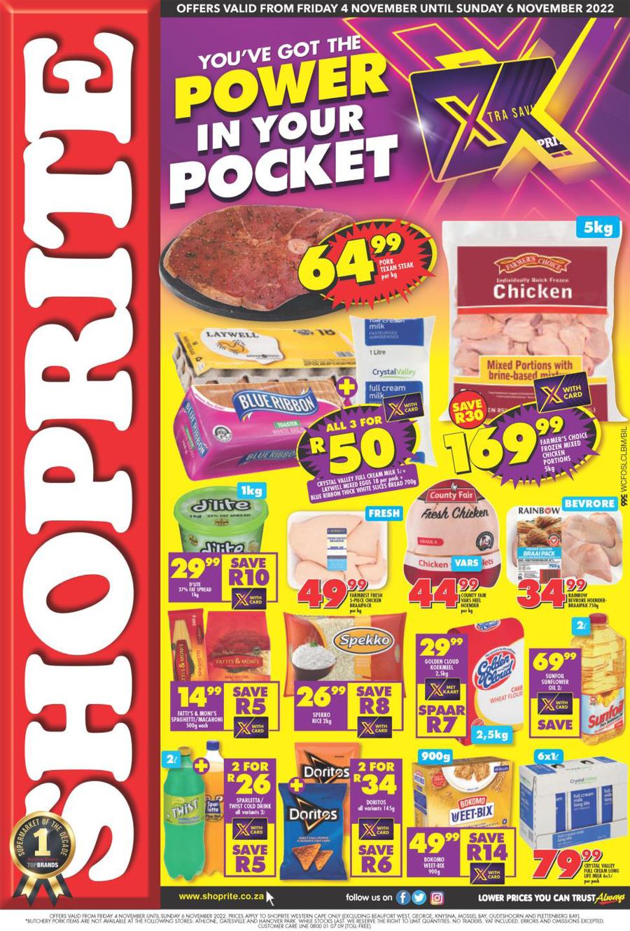 Shoprite Western Cape : Xtra Savings (4 November - 6 November 2022) — m ...