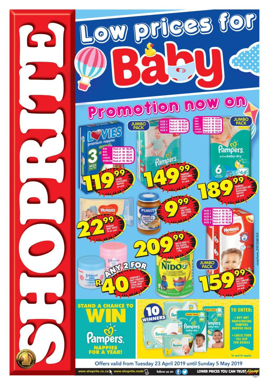Shoprite KwaZulu-Natal : Baby Promotion (23 Apr - 05 May 2019) — m ...