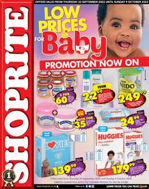 Shoprite KwaZulu-Natal : Low Prices For Baby (22 September - 9 October ...