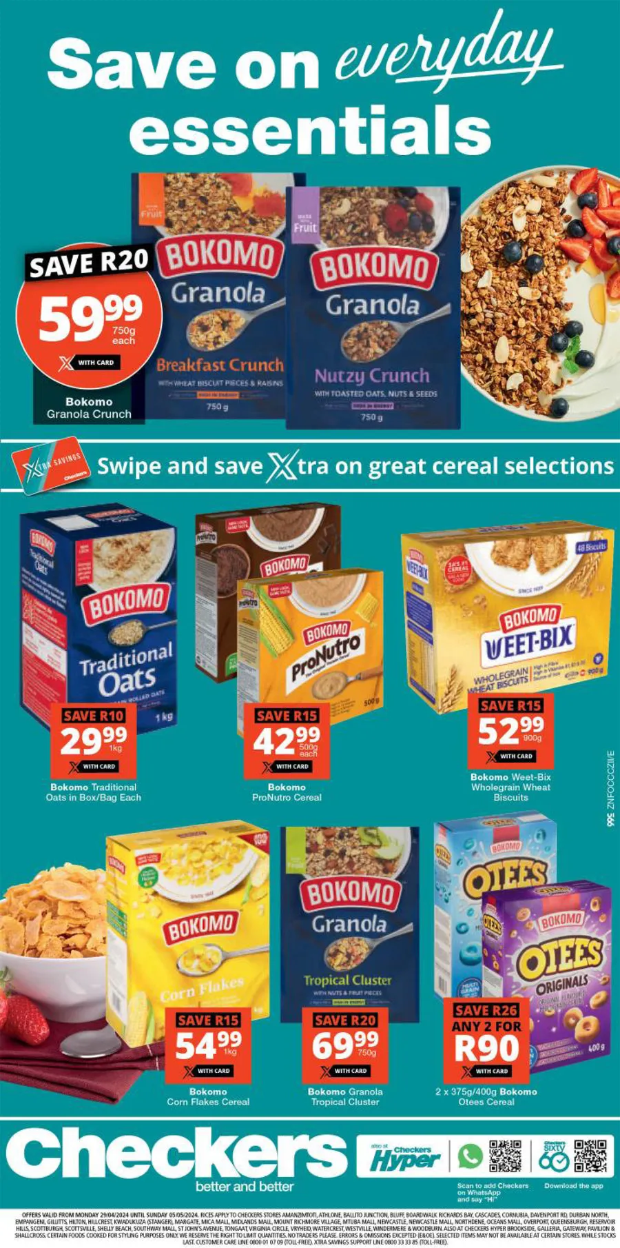 Checkers KwaZulu-Natal : Bokomo Promotion (29 April - 5 May 2024) — m ...