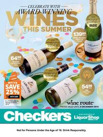 Checkers : Wine Promotion (25 Nov - 08 Dec 2019) — www.guzzle.co.za