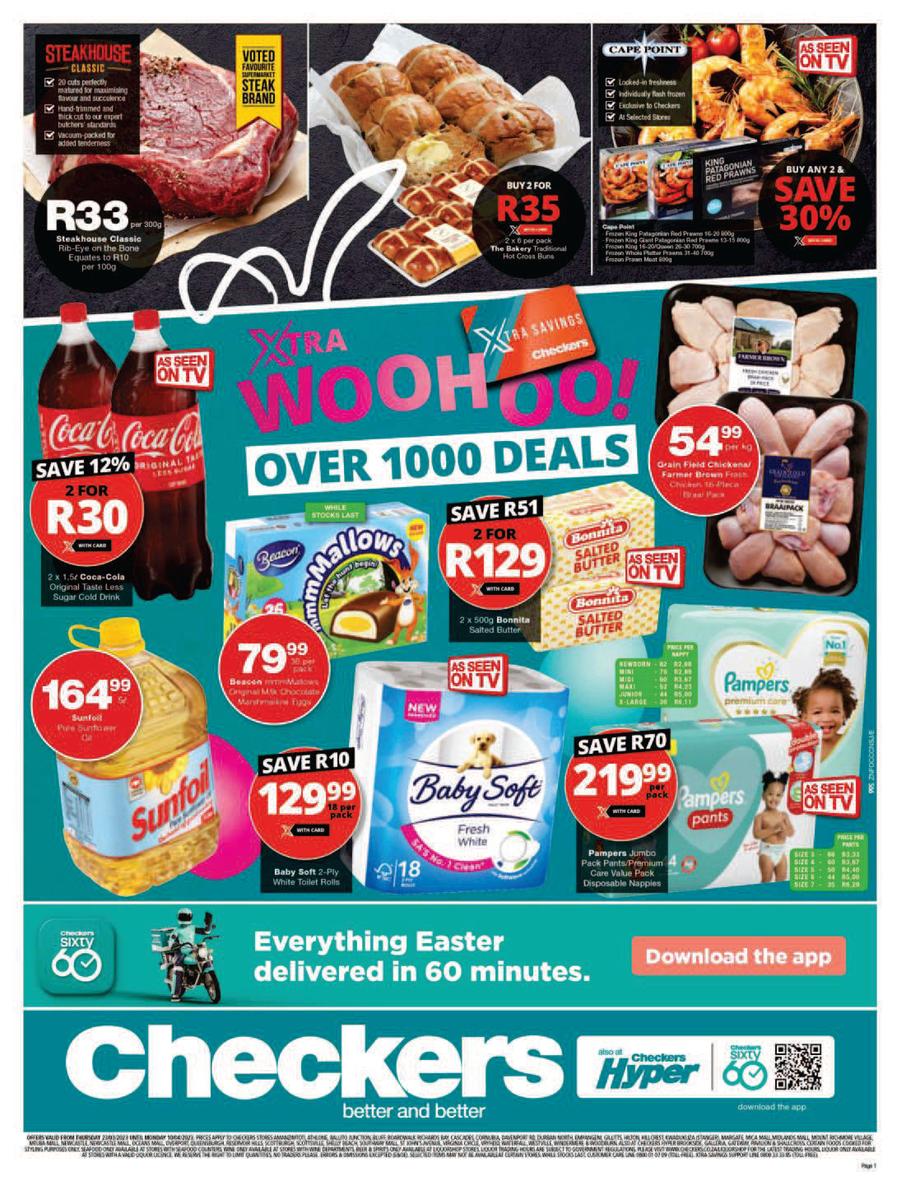 Checkers KwaZulu-Natal : Easter Savings (23 March - 10 April 2023) — m ...
